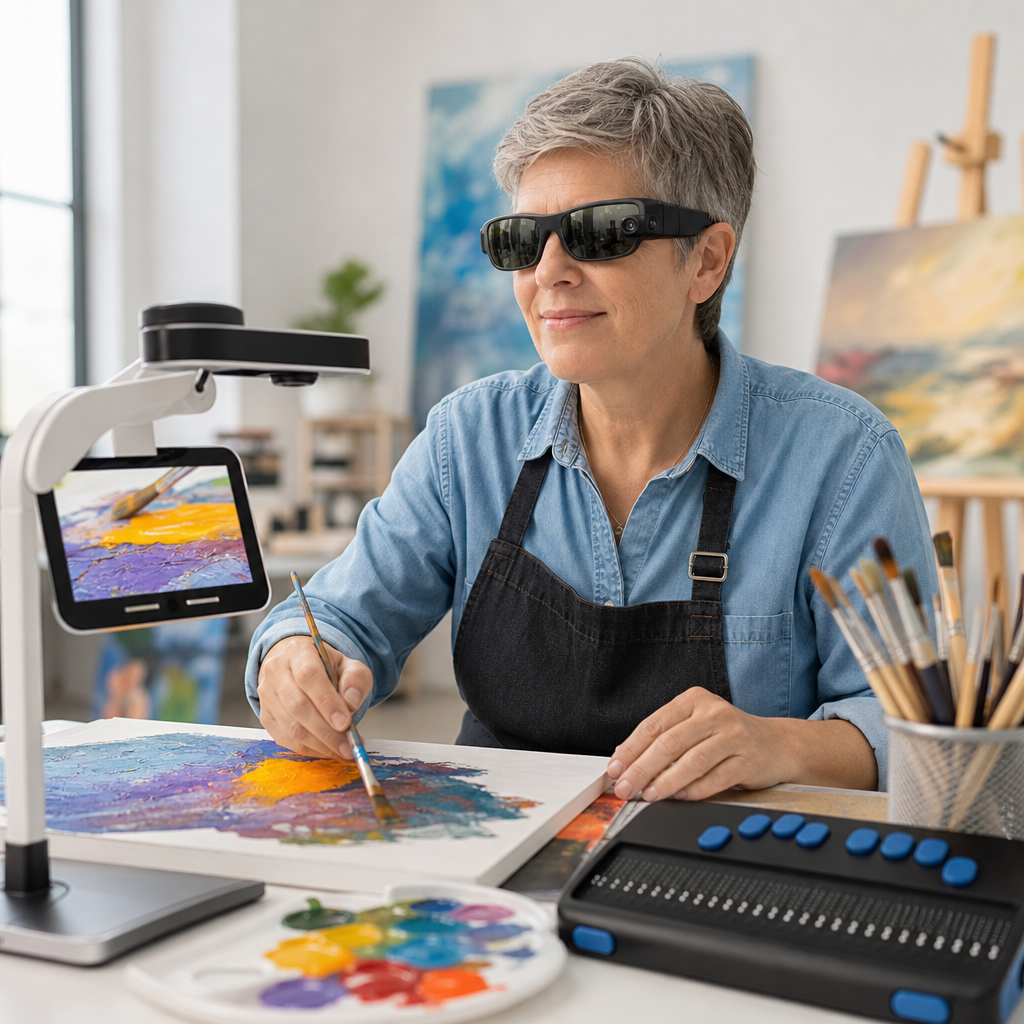 Assistive Technology for Artists with Vision Loss: Reclaim Your Creati